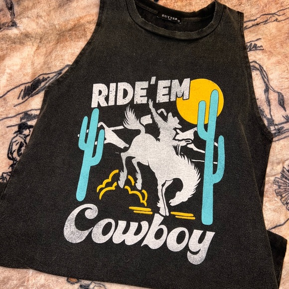Tops | Cowboy Tank | Poshmark